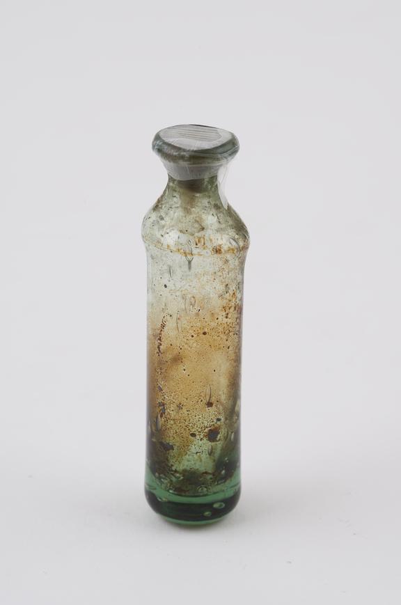 Glass bottle, probably 19th century | Science Museum Group Collection