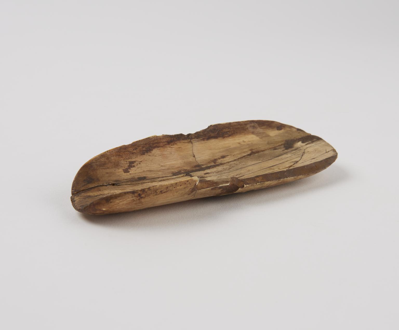 Splint, ivory, oval | Science Museum Group Collection