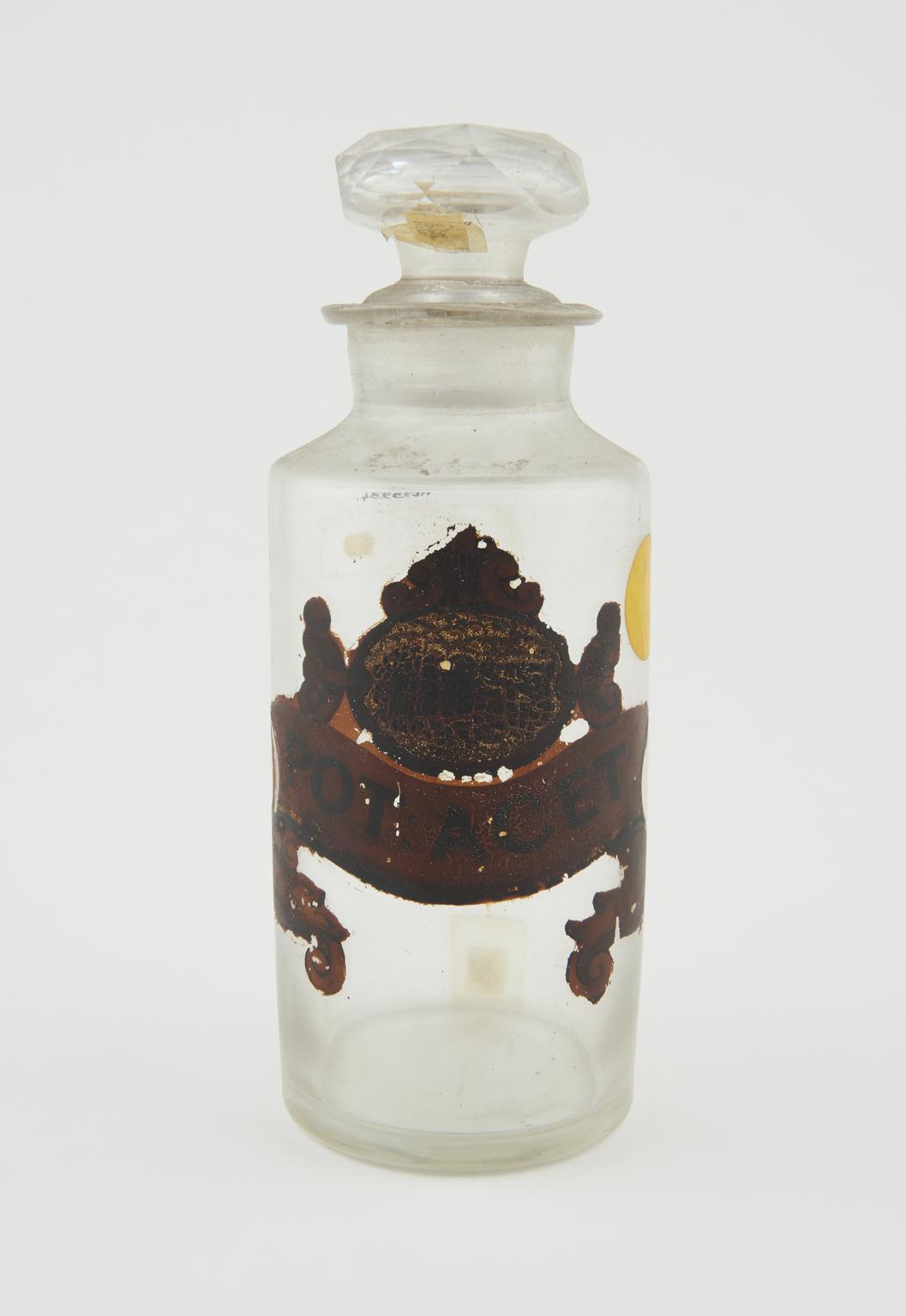 Bottle, clear glass | Science Museum Group Collection