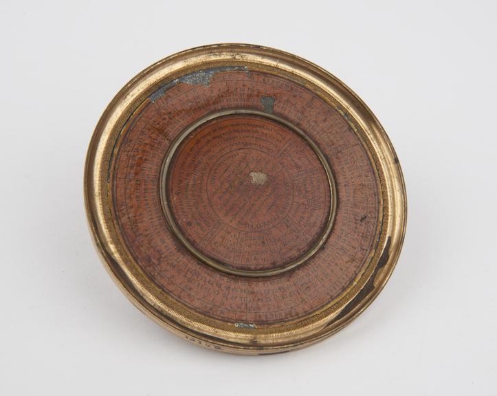 Perpetual calendar with equation of time table | Science Museum Group ...