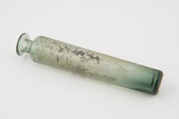 Glass bottle, tall cylindrical | Science Museum Group Collection