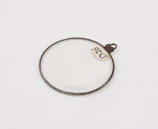Monocle Glass (c.1830-40), steel frame | Science Museum Group Collection