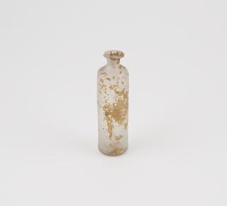 Glass bottle, cylindrical, found in London | Science Museum Group ...