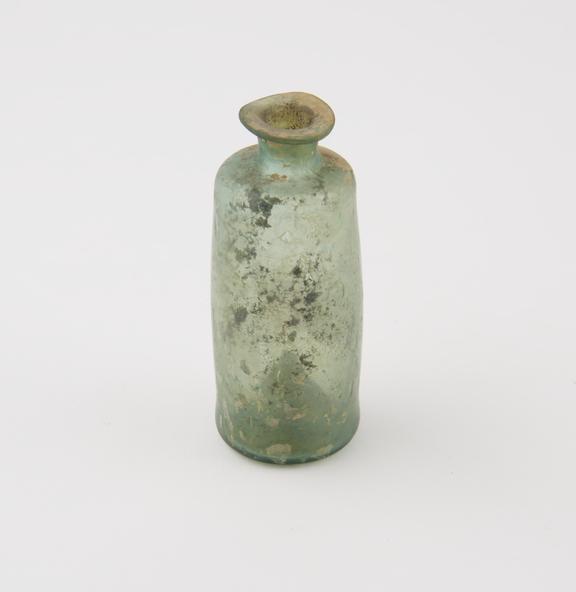 Glass bottle, cylindrical, found in London | Science Museum Group ...