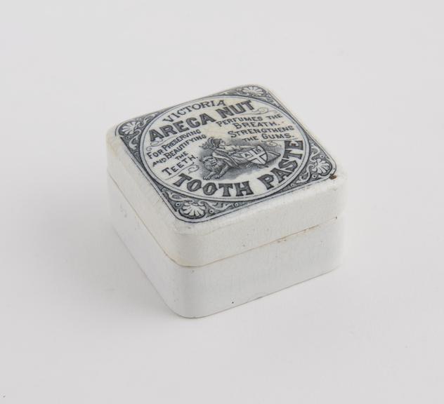 Toothpaste pot, England, 1860-1895 | Science Museum Group Collection
