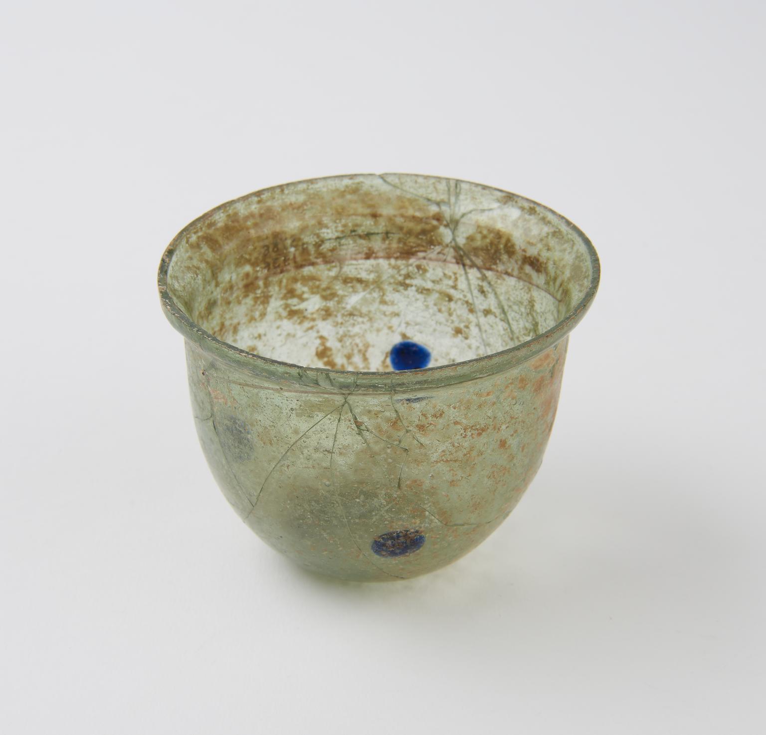 Glass cupping or drinking vessel | Science Museum Group Collection