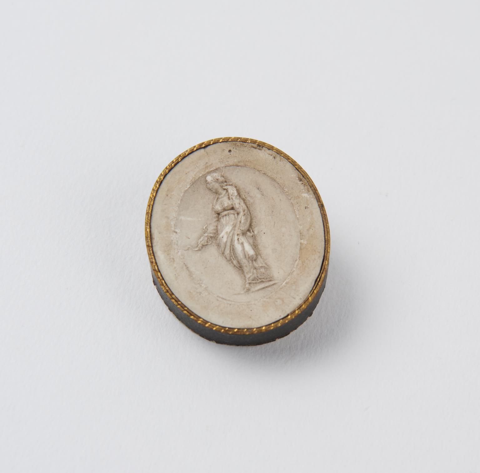 Plaster impression from an engraved seal | Science Museum Group Collection