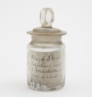 Alloy of silver and antimony | Science Museum Group Collection