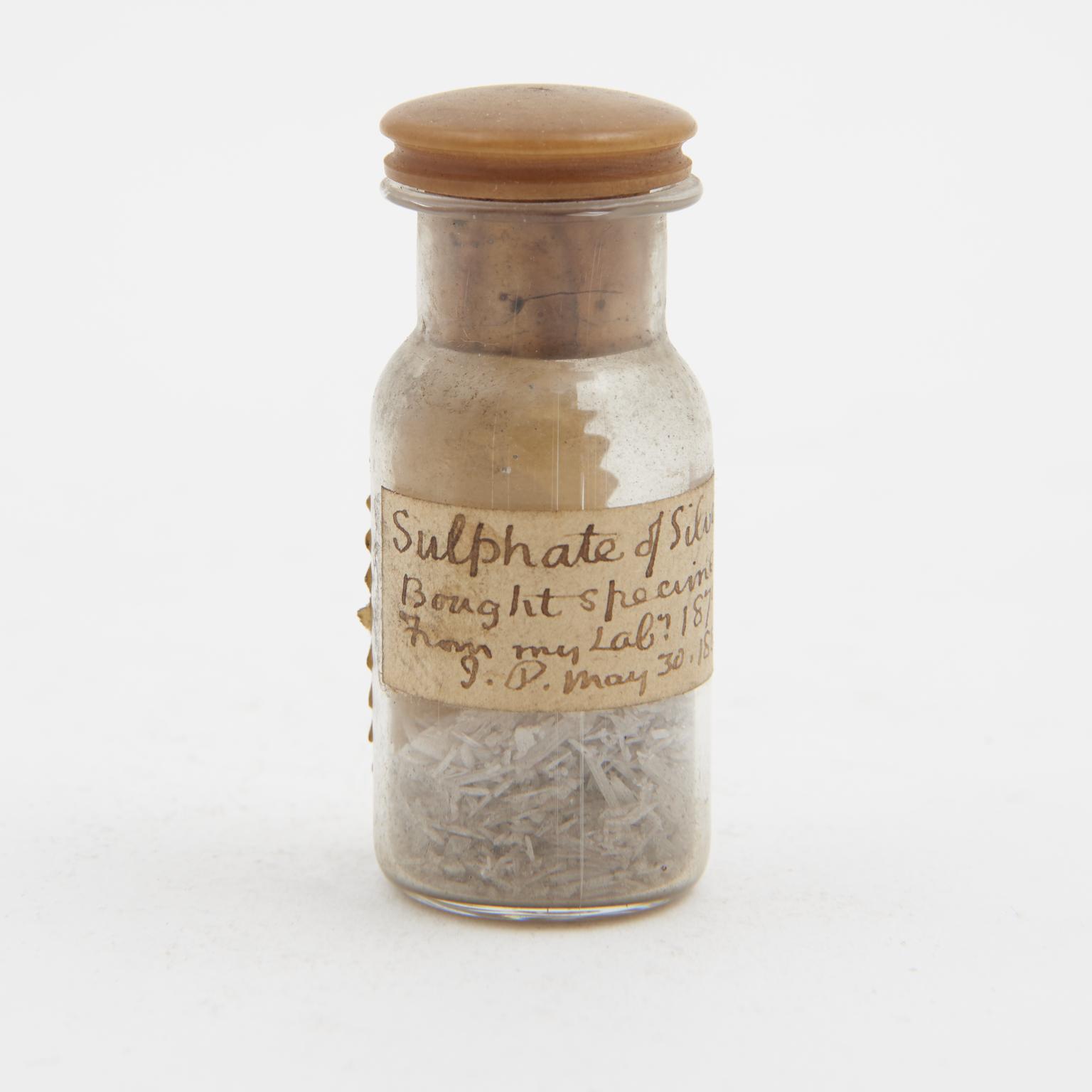 Sulphate of silver crystallised from sulphuric acid | Science Museum ...
