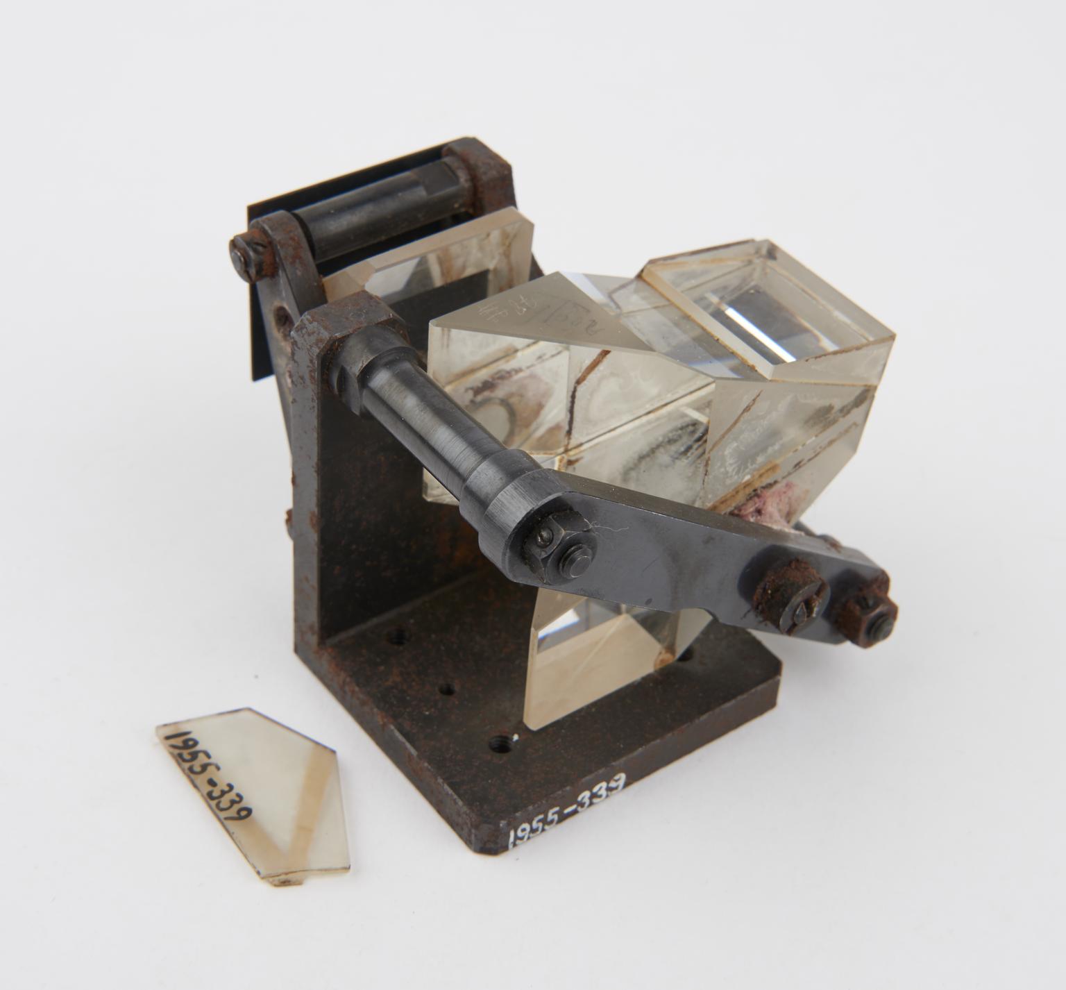 Optical glass prism assembly from artillery range-finder | Science ...