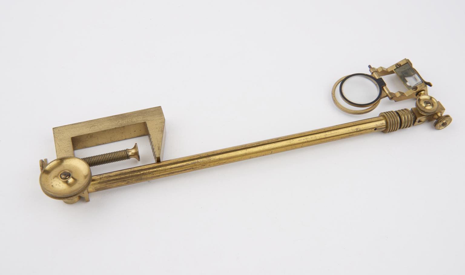 Camera lucida (wollaston type) in red leather case (B1659) | Science ...