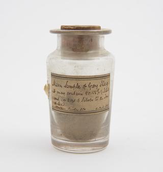 Mean sample of grey slag | Science Museum Group Collection