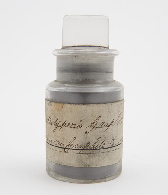 Sample of purified graphite from Horicon Mines, U.S.A. | Science Museum ...