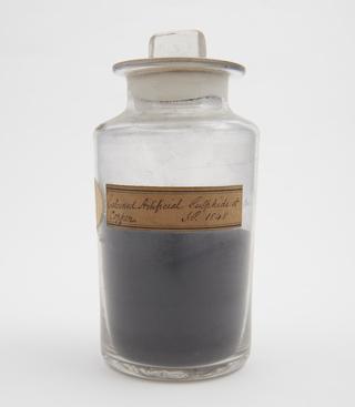 Calcined artificial sulphide of copper | Science Museum Group Collection