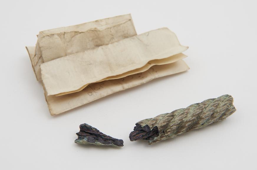 Copper wire rope used as lighting conductor in a chimney | Science ...