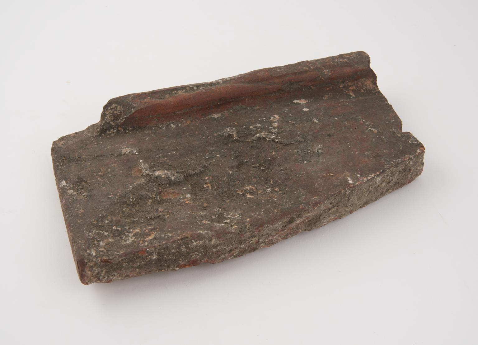 Romano-British red clay roofing tile | Science Museum Group Collection