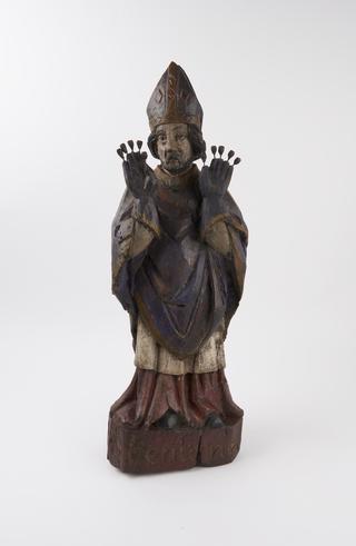 Wooden statue of St Benignus, France, 1701-1900 | Science Museum Group ...
