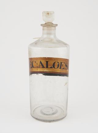 Bottle, clear glass | Science Museum Group Collection