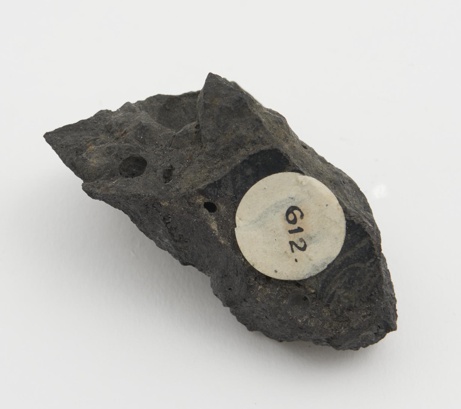 Copper slag from old smelting works, Middleton Tyas, Yorkshire ...