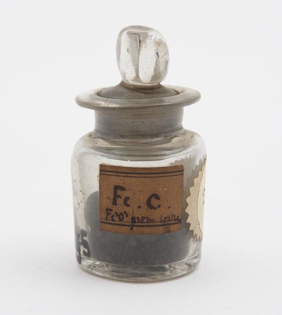 Experiment on the absorption of carbon by pure iron | Science Museum ...