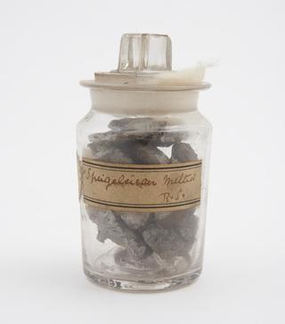 Spiegeleisen melted under plate glass | Science Museum Group Collection