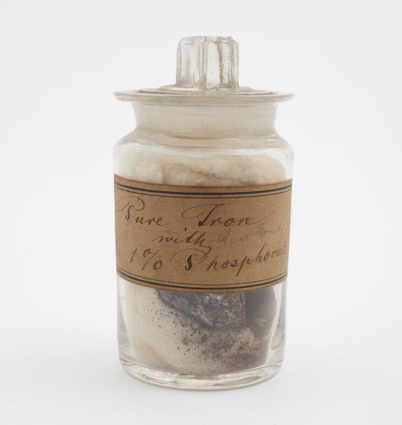 Iron containing 1 percent of phosphorus, experiment by W. Hochstatter ...