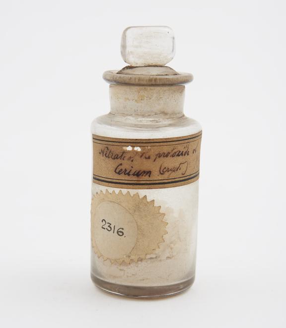 Nitrate of cerium | Science Museum Group Collection