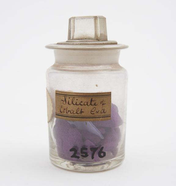Silicate of cobalt, prepared at the Works of Evans and Askin ...