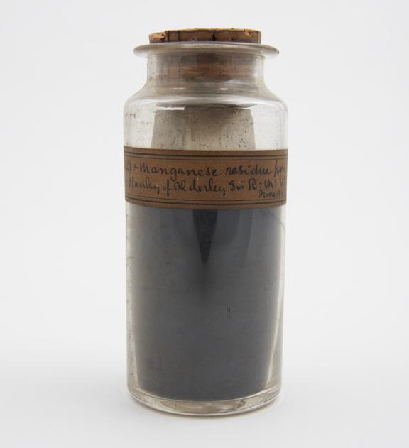 Residue from copper works at Alderley, containing cobalt and manganase ...