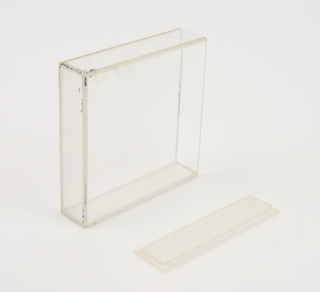 Rectangular box of optically-worked glass with cover | Science Museum ...