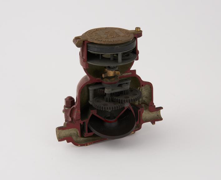 "Star" disc water meter, sectioned | Science Museum Group Collection