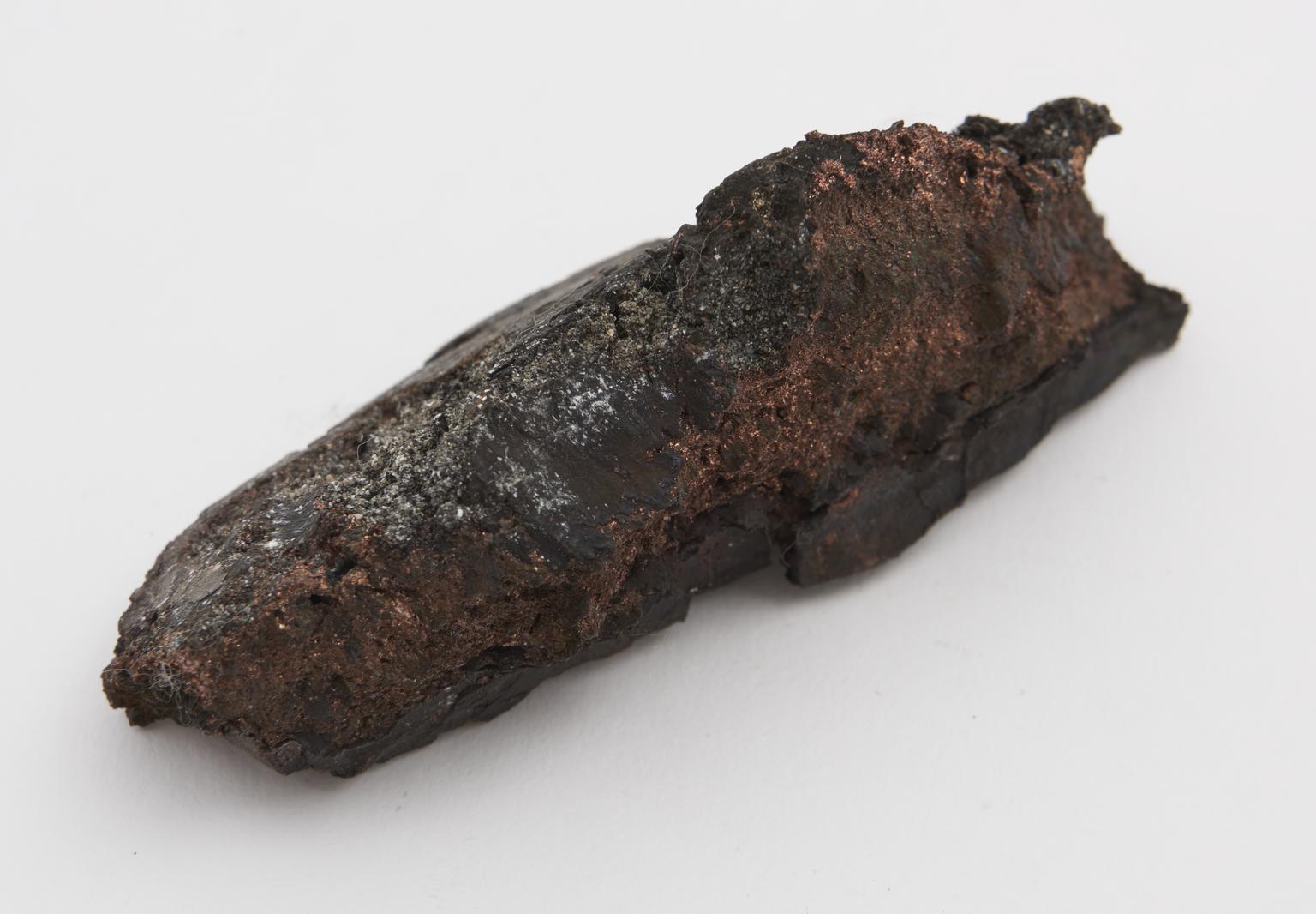 Copper from under the pigs of metal from the second running down in ...