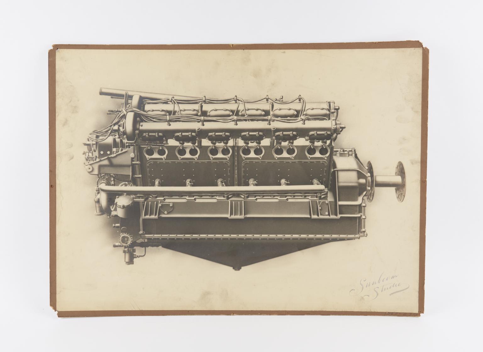 Photograph: 400 H.P. 12-cylinder "Matabele" engine | Science Museum ...