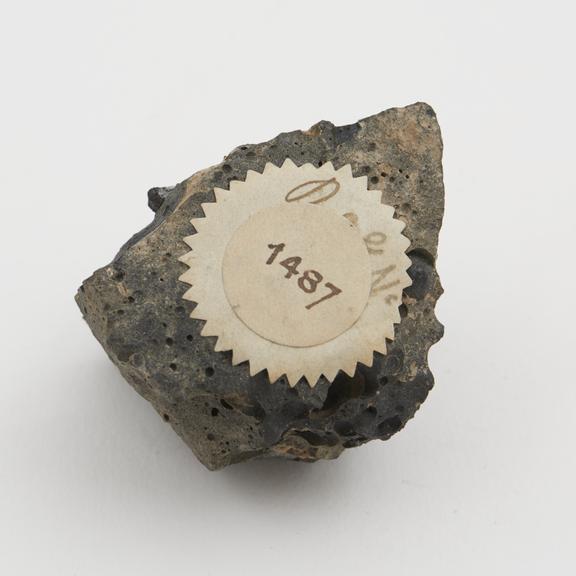 Lead slag from old lead works at Loe Pool, Falmouth | Science Museum ...