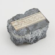 Zinc distilled from the liquated zinc, cast as a bar | Science Museum ...