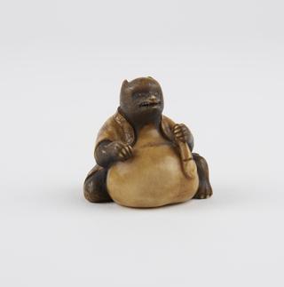 Netsuke in form of Tanuki the Japanese raccoon dog | Science Museum ...