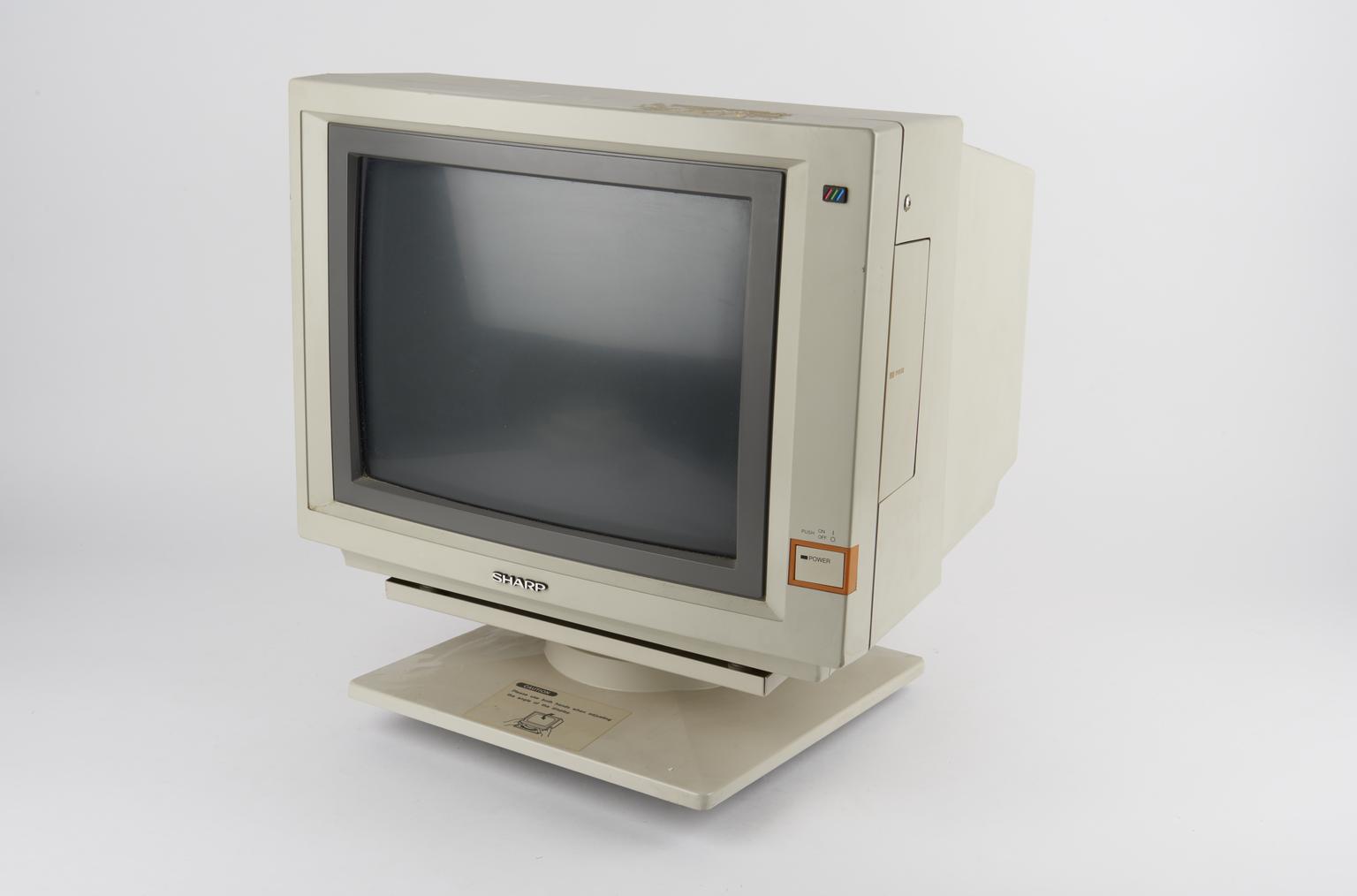 Sharp CRT Display, MZ1D17, s/n 74000026, plus manual | Science Museum ...