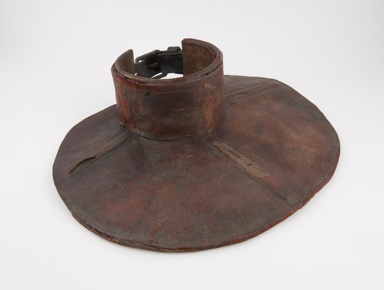 Replica of a nineteenth century restraint collar, England, c. 1930 ...