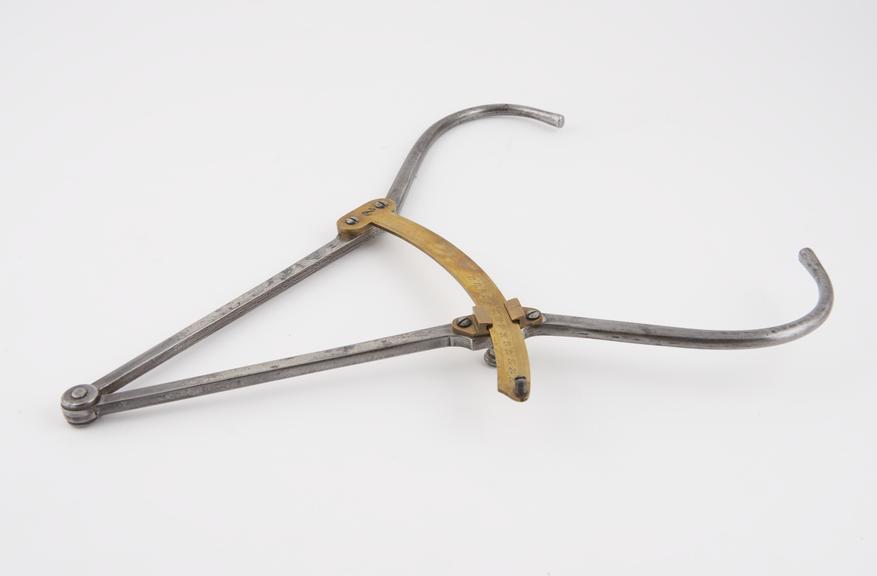 Instrument for measuring the head in criminal identification system ...