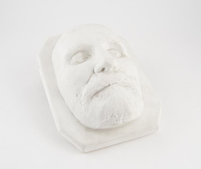 Plaster death mask of Sir James Cantlie | Science Museum Group Collection