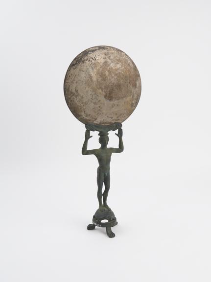 Silver mirror on a bronze stand, Roman, 200 BCE-200 CE | Science Museum ...