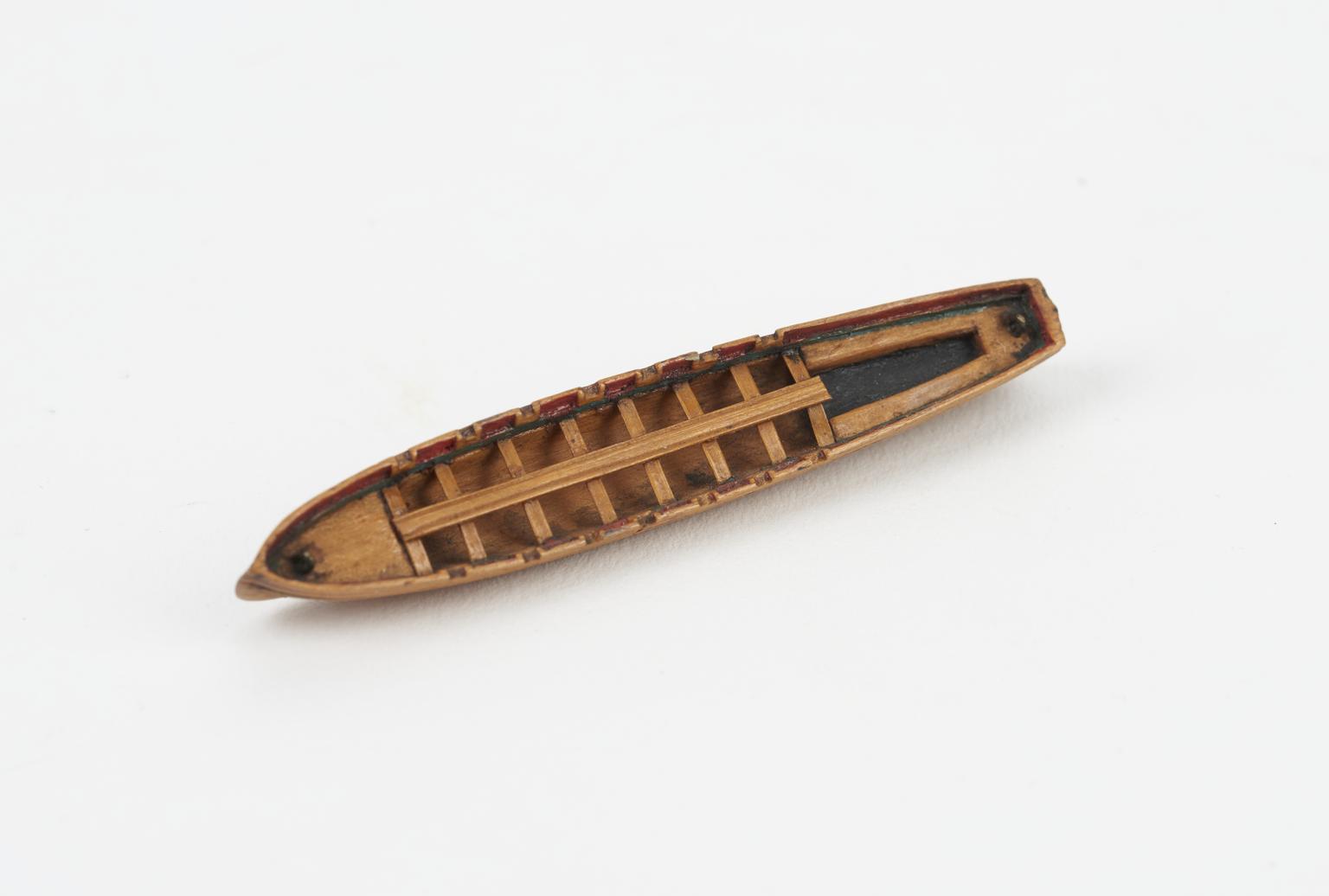Five small wooden ship models | Science Museum Group Collection