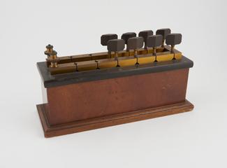 Electrical circuit ,calibrated, with eight connector keys | Science ...