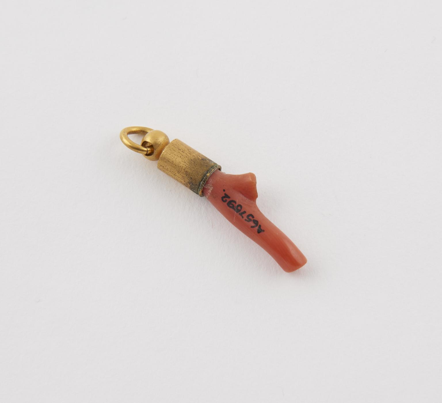 Coral amulet | Science Museum Group Collection