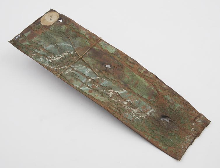 Copper sheathing from the bottom of H.M.S. "Argus" | Science Museum ...