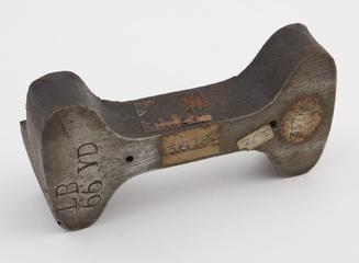 Section of old double head rail used by the North Eastern Railway ...