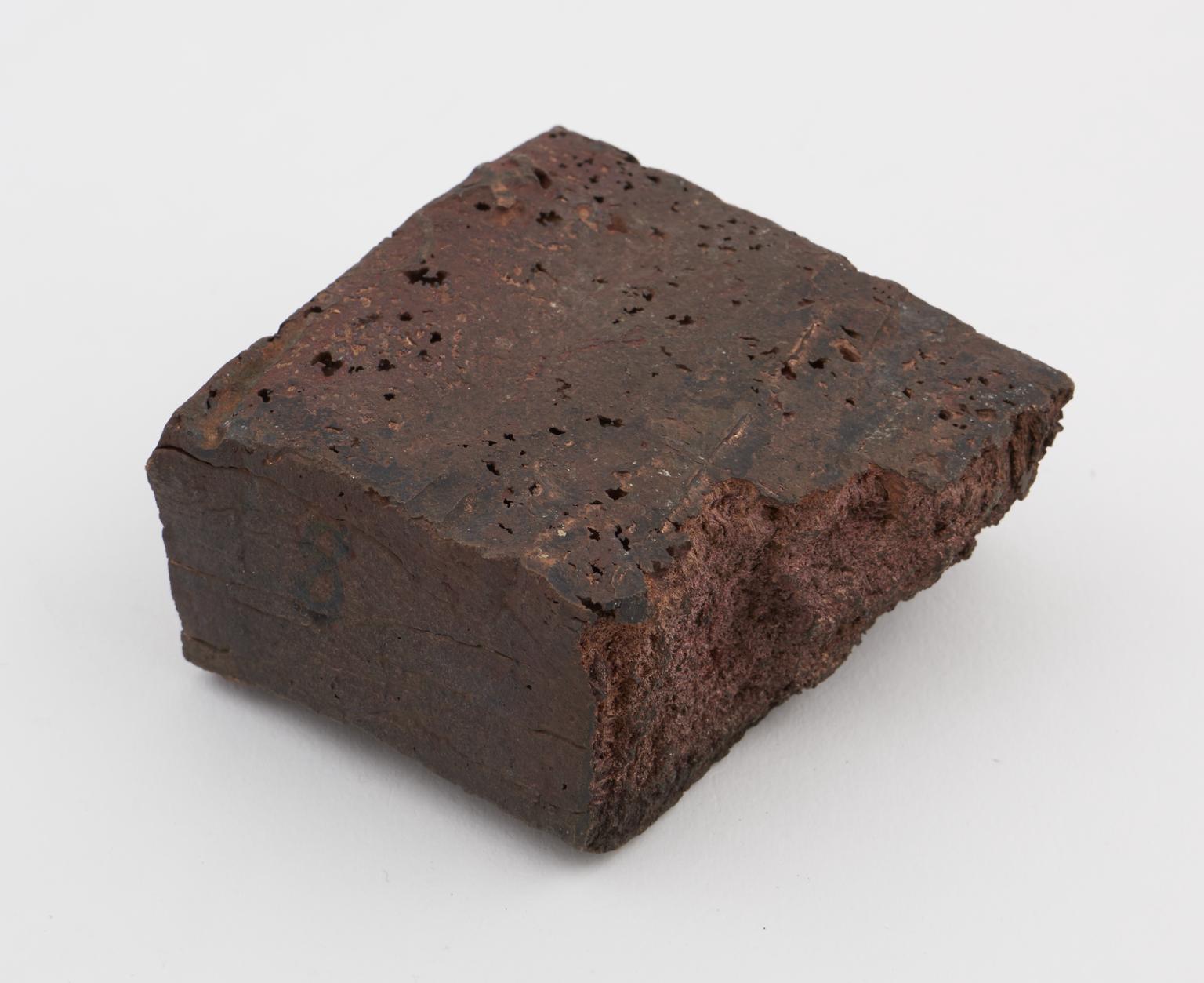 Set of nine specimens illustrating the process of copper refining at ...