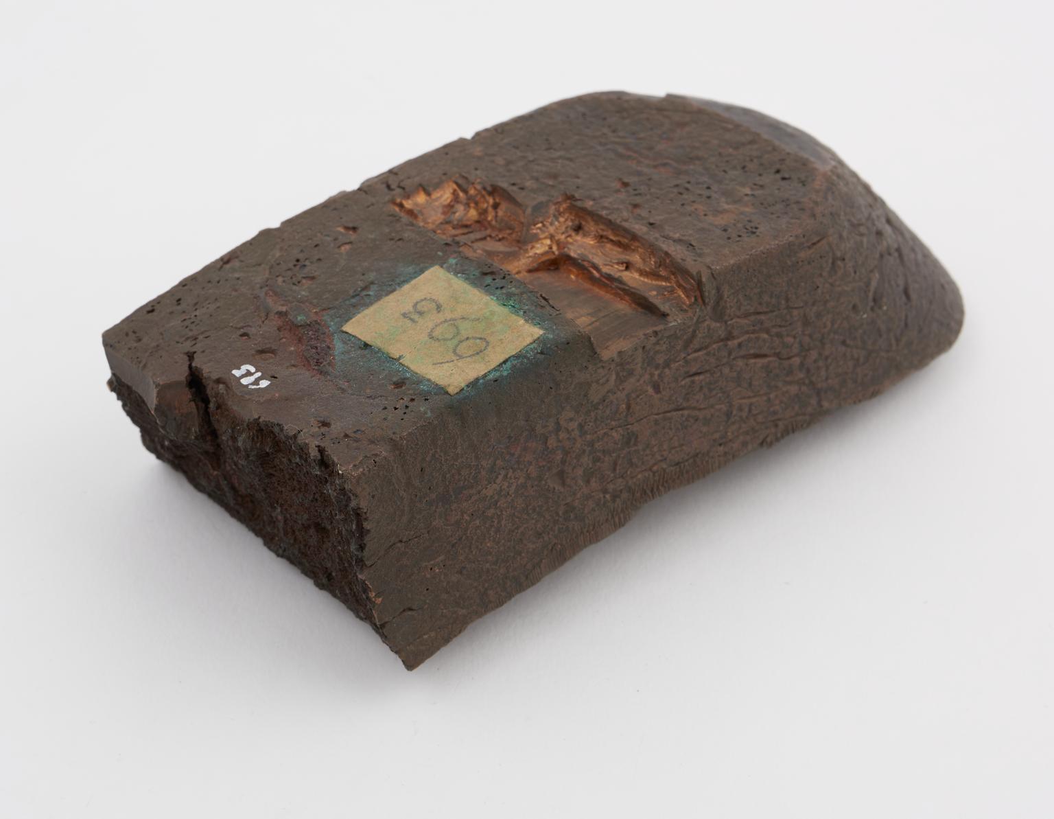 Set of nine specimens illustrating the process of copper refining at ...