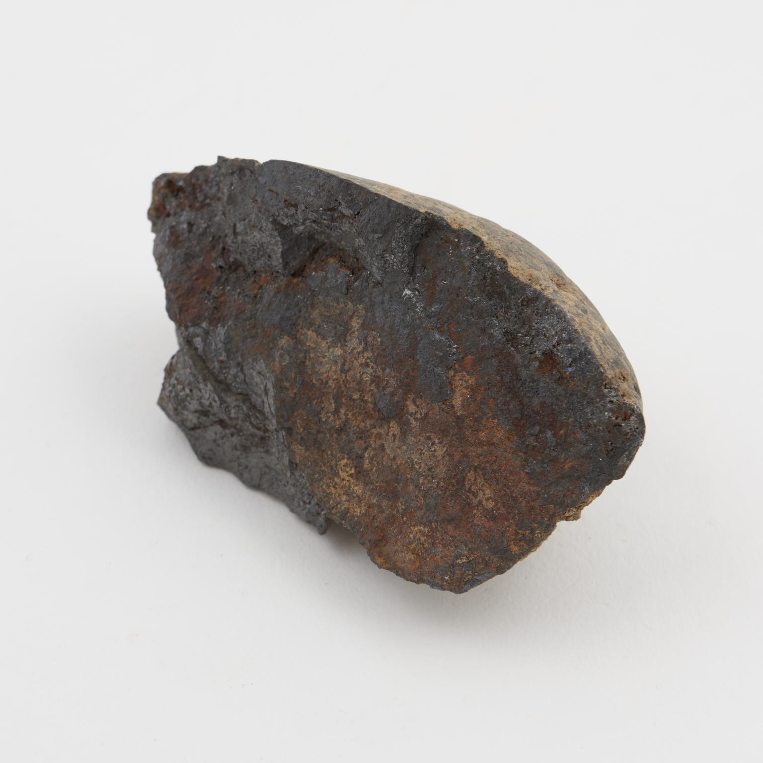 Massive black haematite in a nodule from near Sairi the Punjab, India ...