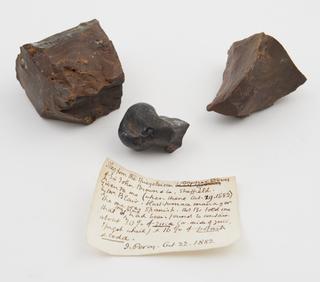 Slag which collects in the Cowper hot-blast stoves when the furnaces ...